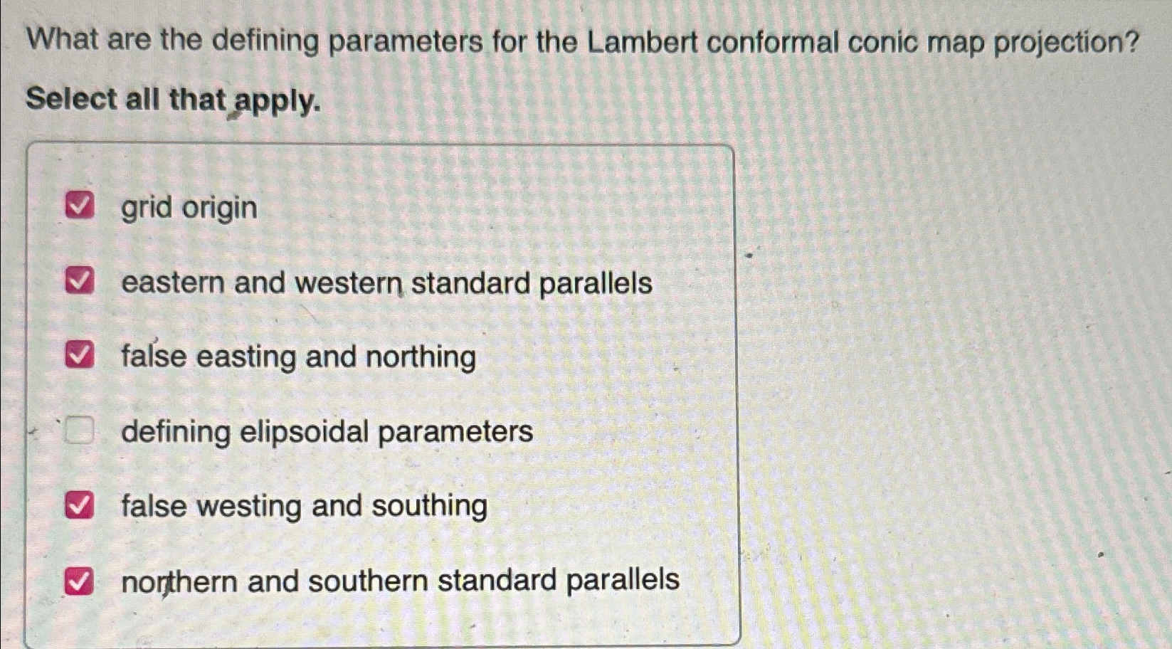 Solved What are the defining parameters for the Lambert | Chegg.com