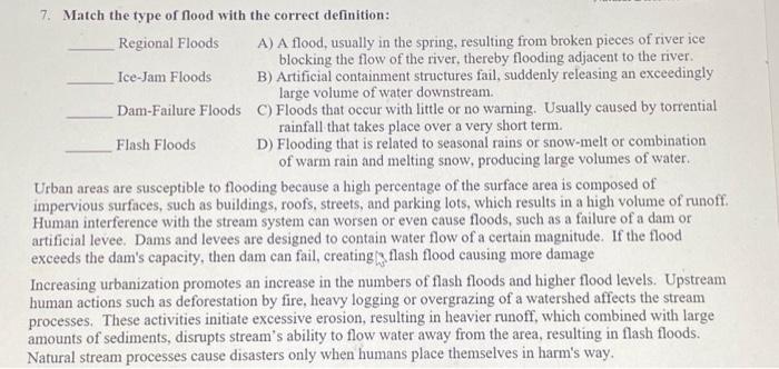 Solved 3. Review Figure 3 - the streams of a drainage basin | Chegg.com