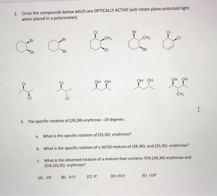 Solved 1. Indicate whether each of the following pairs of | Chegg.com