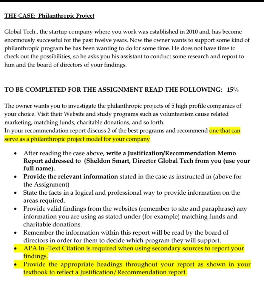 LEARNING OUTCOMES - Identify the audience and purpose | Chegg.com