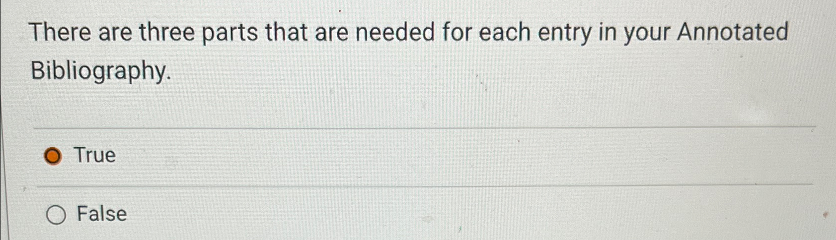 Solved There are three parts that are needed for each entry | Chegg.com