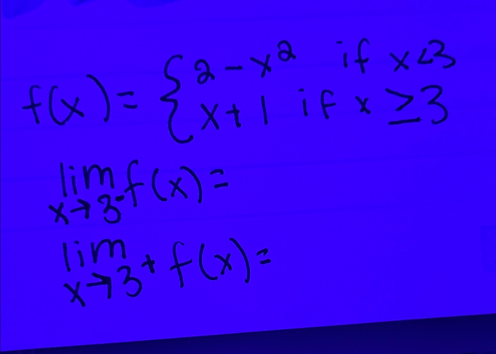Solved f(x)={2-x2 if x