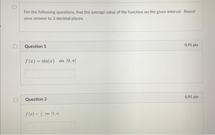 Solved For the following questions, find the area of the | Chegg.com
