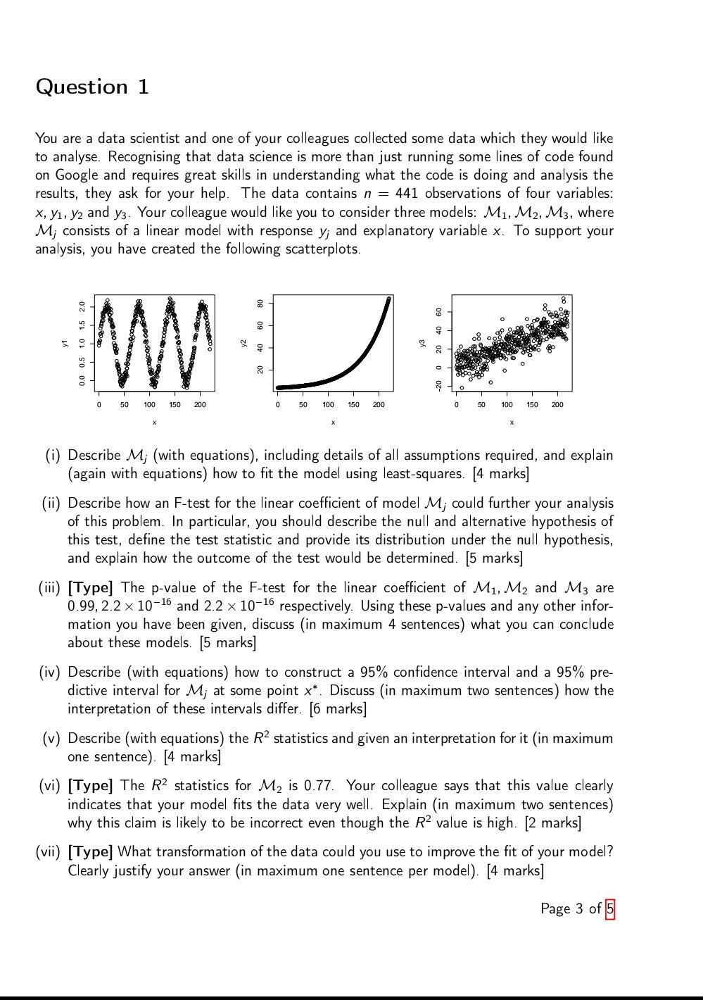 Solved You are a data scientist and one of your colleagues | Chegg.com