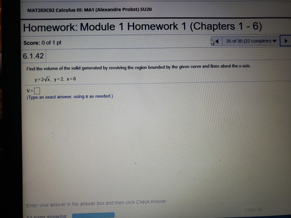 Solved Homework: Module 1 Homework 1 (Chapters 1 - 6) Score: | Chegg.com