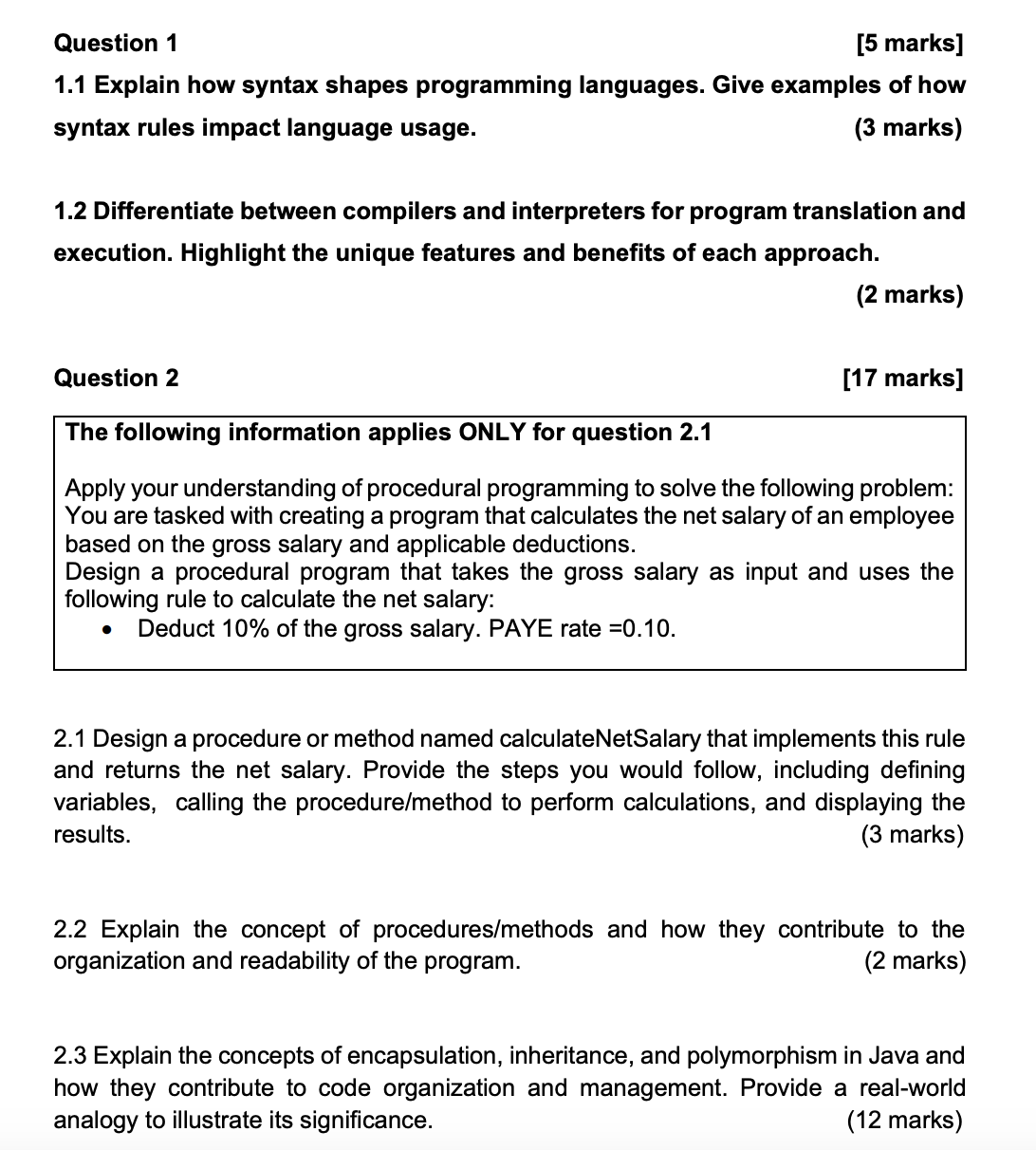 Solved Question 1[5 ﻿marks]1 1 ﻿explain How Syntax Shapes
