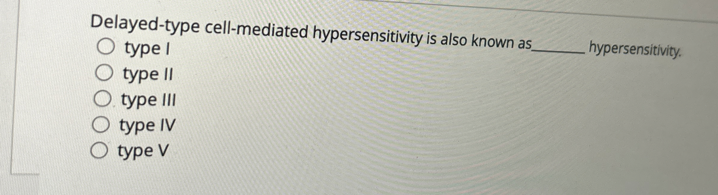 Solved Delayed-type cell-mediated hypersensitivity is also | Chegg.com