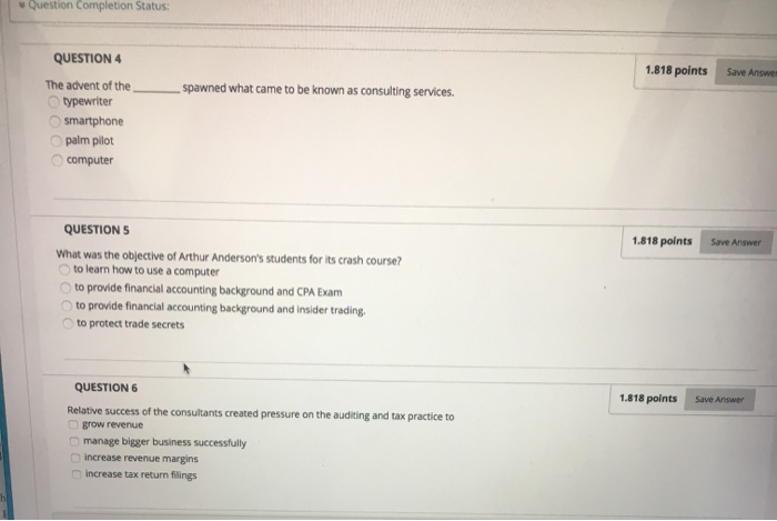Solved QUESTION 1 1.82 points What was the initial focus of | Chegg.com