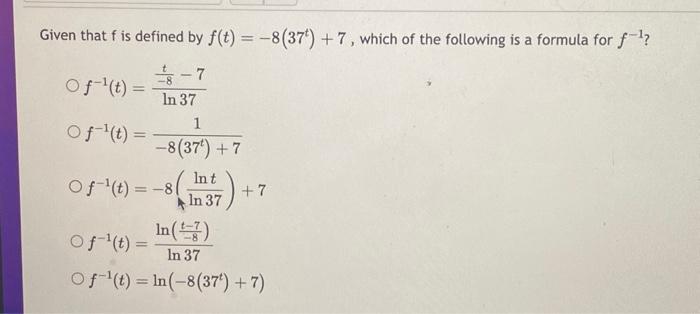 Solved Given that \\( \\mathrm{f} \\) is defined by \\( | Chegg.com