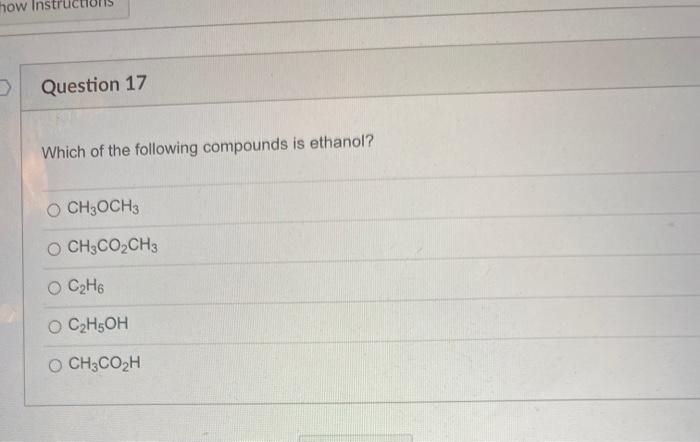 Solved how Instruc Question 17 Which of the following | Chegg.com Solved how Instruc Question 17 Which of the following | Chegg.com