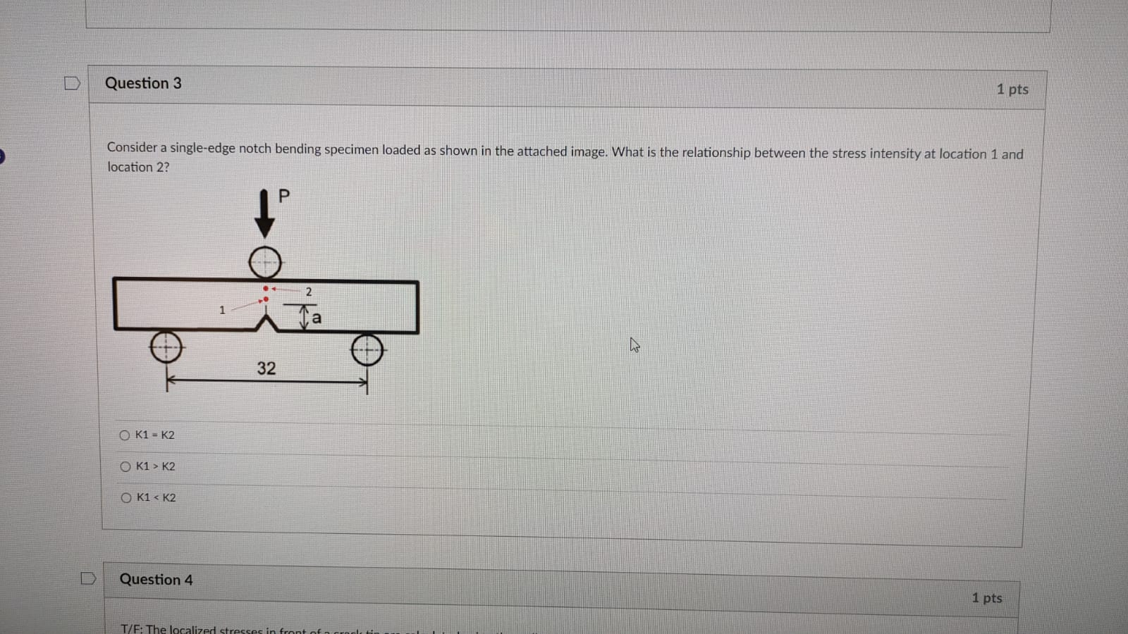 Solved Question 3Consider a single-edge notch bending | Chegg.com Solved Question 3Consider a single-edge notch bending | Chegg.com