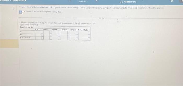 Solved Cell Phone Survey dive whola numbers: | Chegg.com