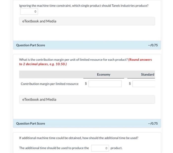 Solved Cullumber industries manufactures and sells three | Chegg.com
