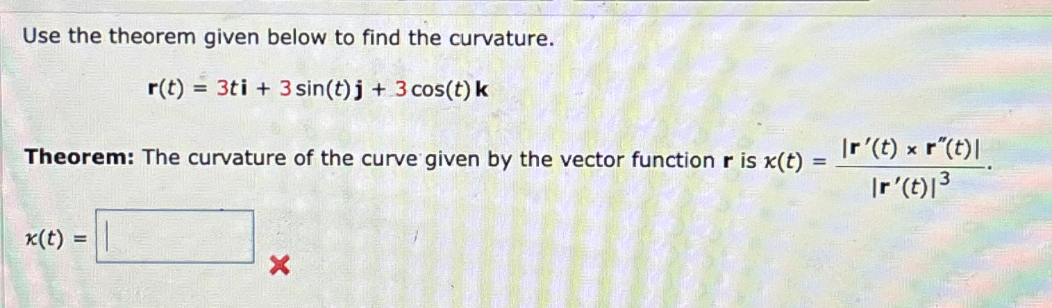 Solved Use the theorem given below to find the | Chegg.com