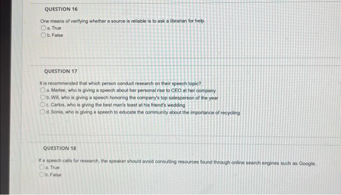 QUESTION 16 One means of verifying whether a source | Chegg.com QUESTION 16 One means of verifying whether a source | Chegg.com