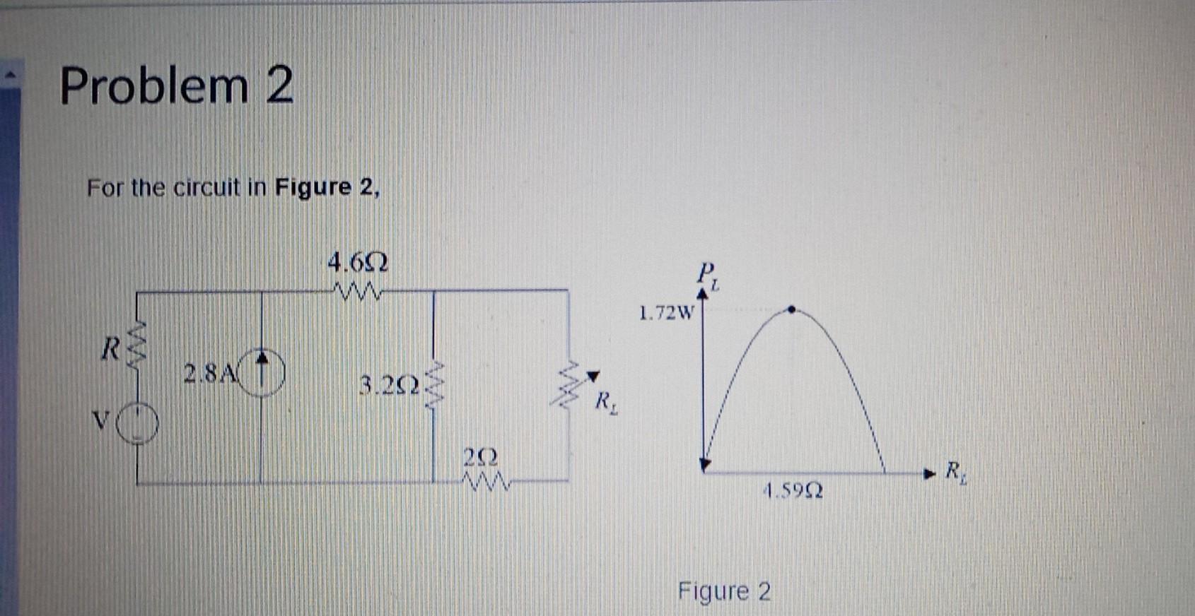 Solved For the circuit in Figure 2, Figure 2The value of | Chegg.com