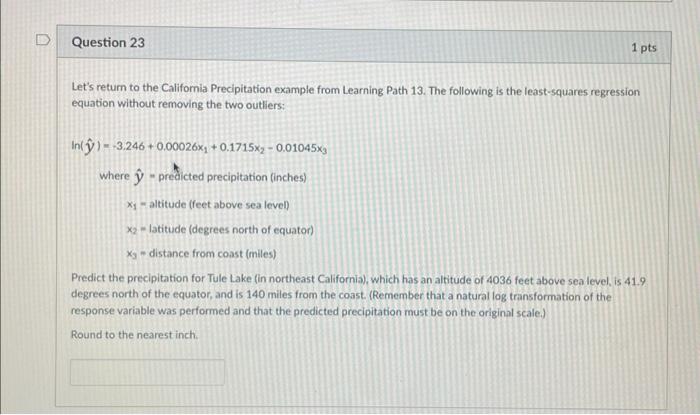 Solved Question 22 0.5pts In the backwards selection | Chegg.com