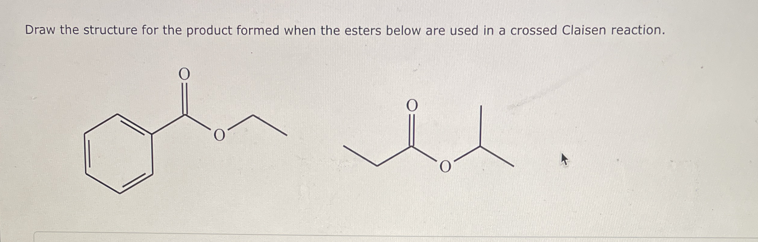 Solved Draw the structure for the product formed when the | Chegg.com