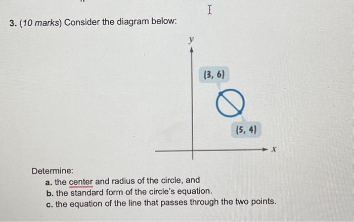 Solved 3. (10 marks) Consider the diagram below: Determine: | Chegg.com