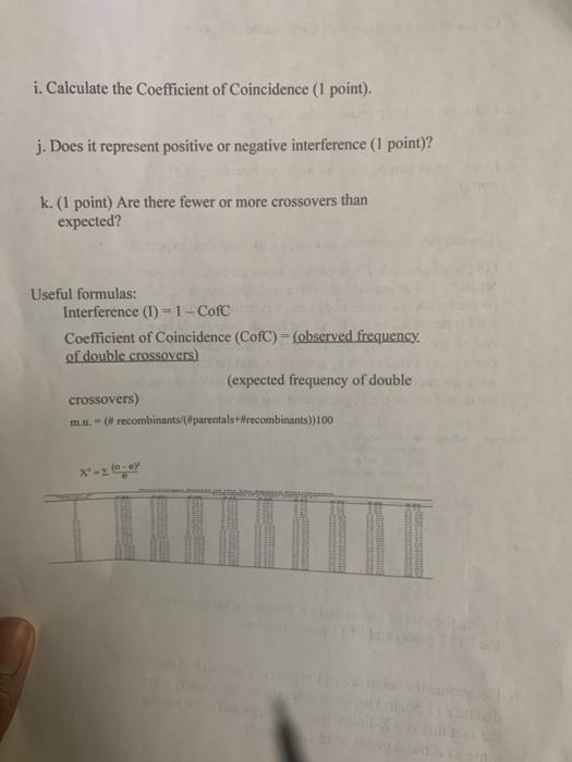 d. Calculate the interference value point) 5:33 e. | Chegg.com