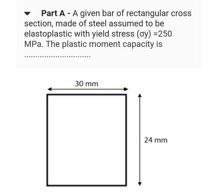 Solved - Part A - In elastic stage, equilibrium condition is | Chegg.com