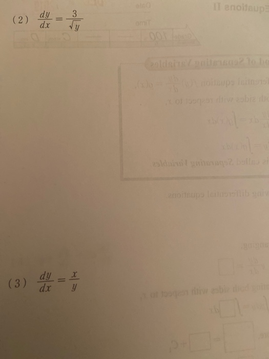 Solved The Method of Separating Variables Given the | Chegg.com
