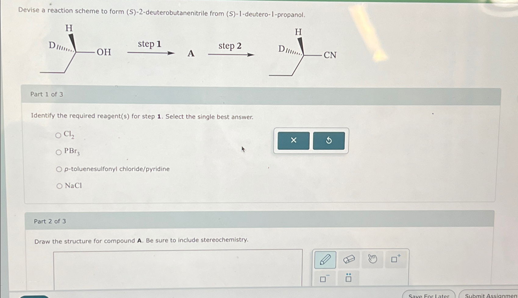 Solved Devise a reaction scheme to form | Chegg.com