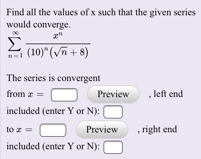 Solved By the alternating series test, the series * 20 – | Chegg.com