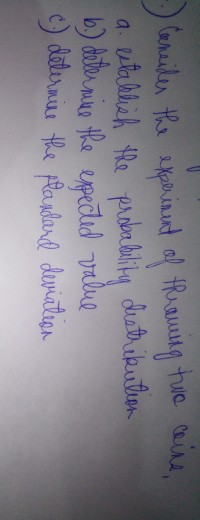 Solved a) What is the probability distribution of throwing | Chegg.com