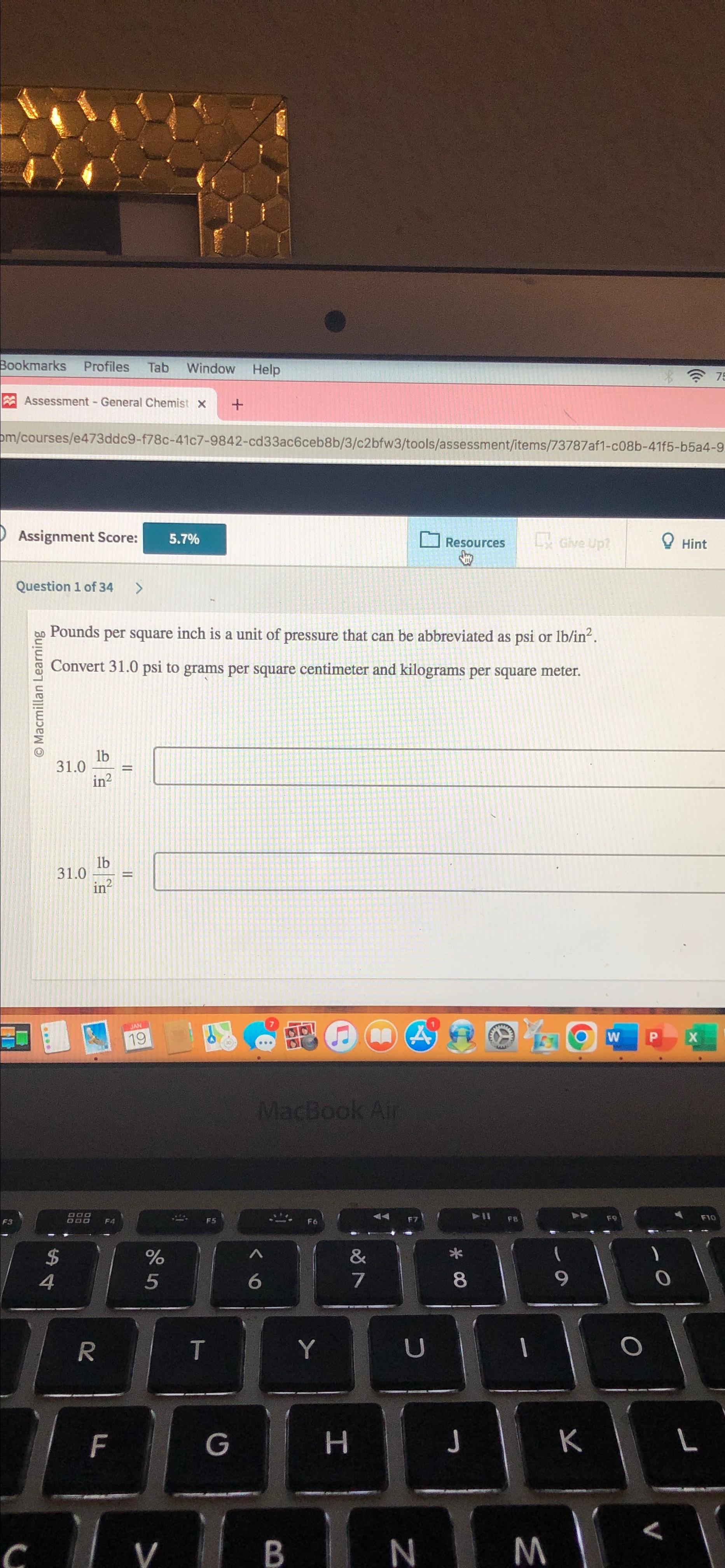 Solved Assignment Score:ResourcesHintQuestion 1 ﻿of 34Pounds | Chegg.com