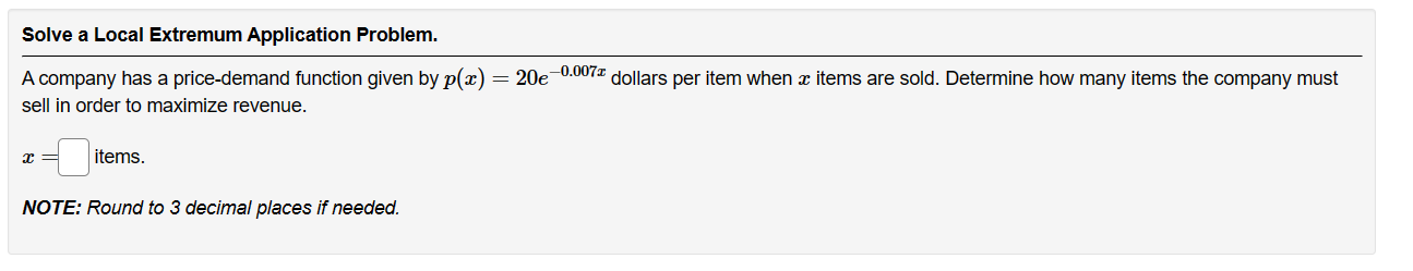Solved problem 22Solve a Local Extremum Application | Chegg.com