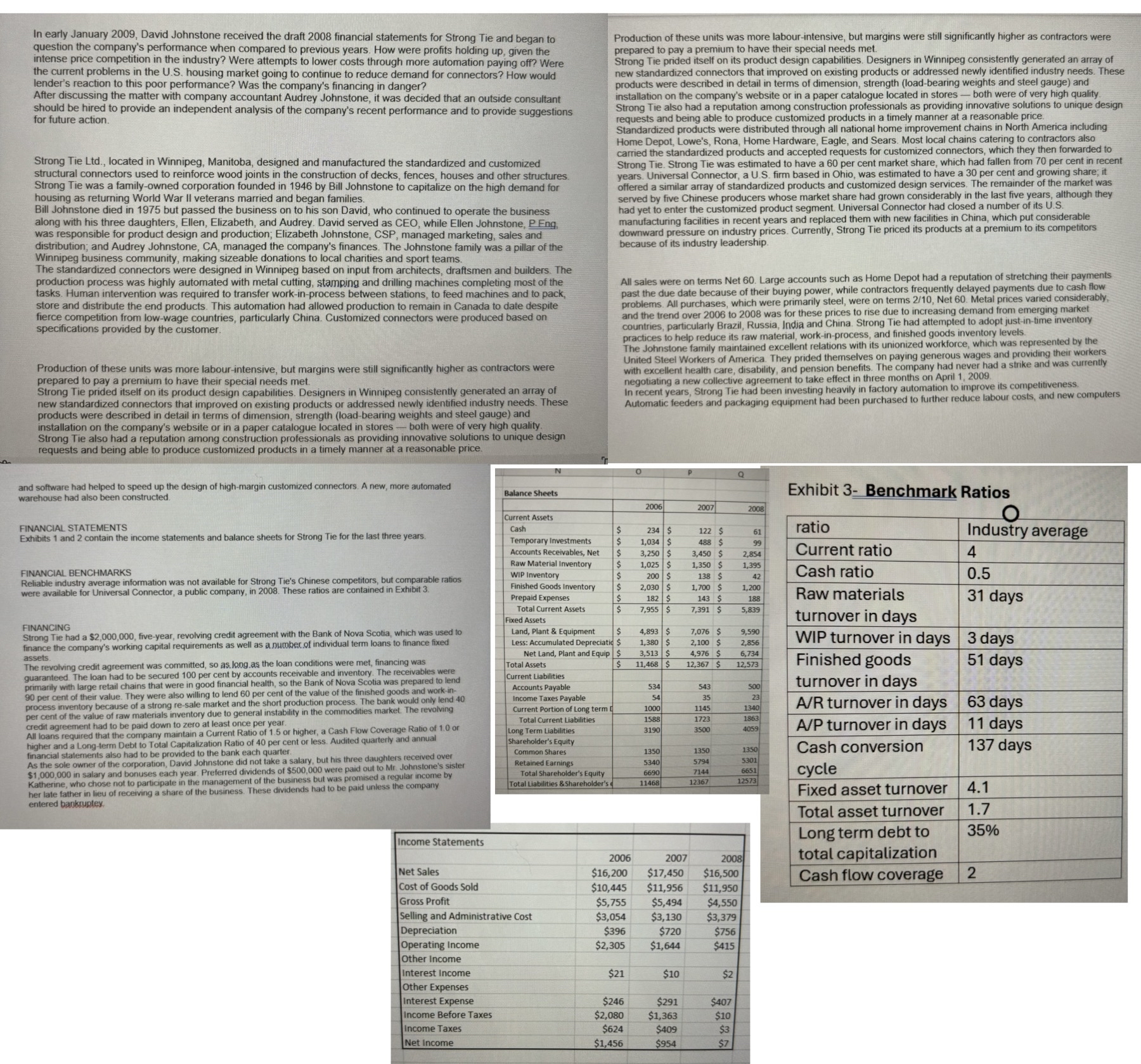 Solved Prepare a two-page memorandum as requested by Mr. | Chegg.com