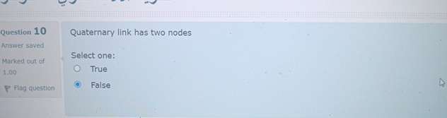 Solved Question 10Answer savedMarked out of1.00rlag | Chegg.com Solved Question 10Answer savedMarked out of1.00rlag | Chegg.com