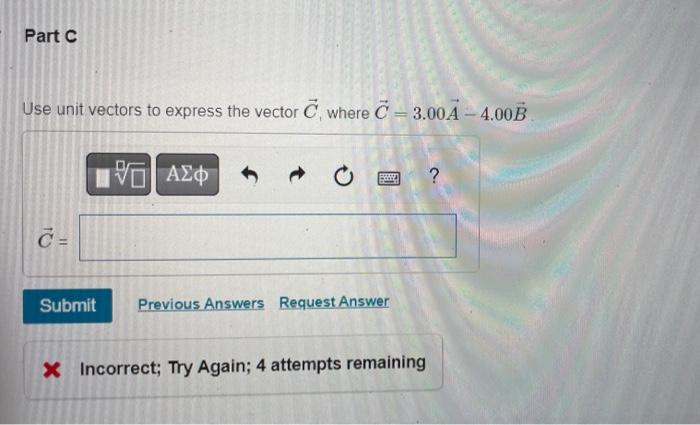 Solved Write the vector A in the figure (Eigure 1) in terms | Chegg.com