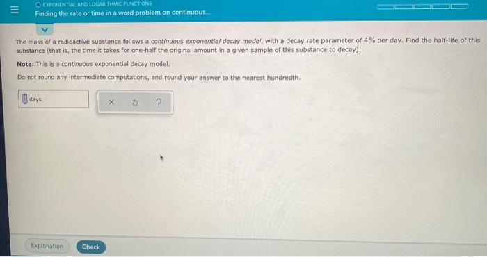 Solved III O EXPONENTIAL AND LOGARITHMIC FUNCTIONS Finding | Chegg.com