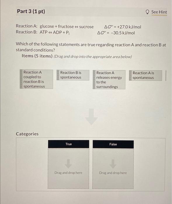 Solved ATP Hydrolysis: ATP⇌ADP+Pi Given that the standard | Chegg.com