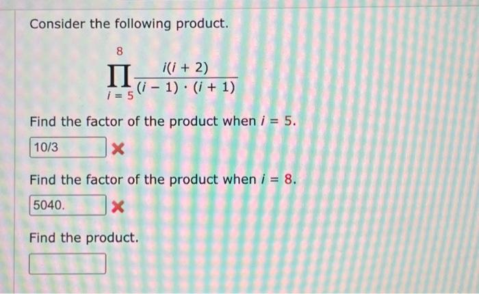 Solved Consider the following product. | Chegg.com