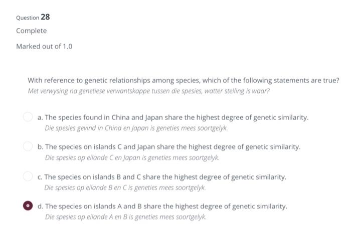 Researchers discovered a new species complex of | Chegg.com