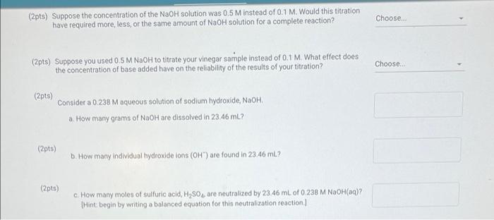 Solved Table 2. Titration data Table view List view Table 2. | Chegg.com