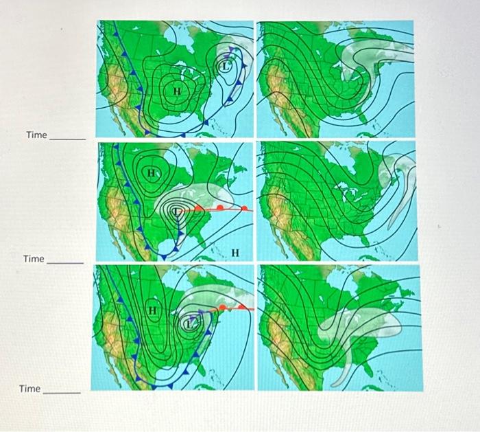 Exercise 14.2 - The Progression of a Cold Wave The | Chegg.com