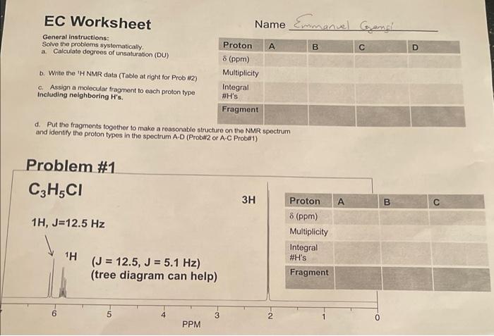 Solved EC Worksheet General instructions: Solvo the problems | Chegg.com