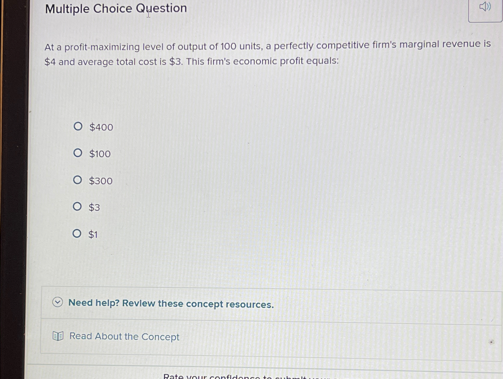 Solved Multiple Choice QuestionAt a profit-maximizing level | Chegg.com