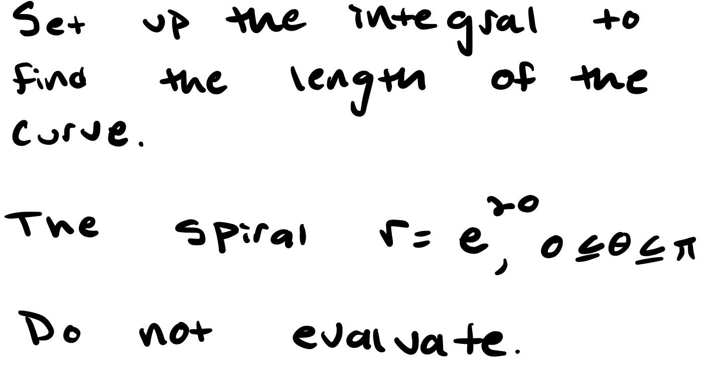 Solved Set up the integsal to find the length of the | Chegg.com