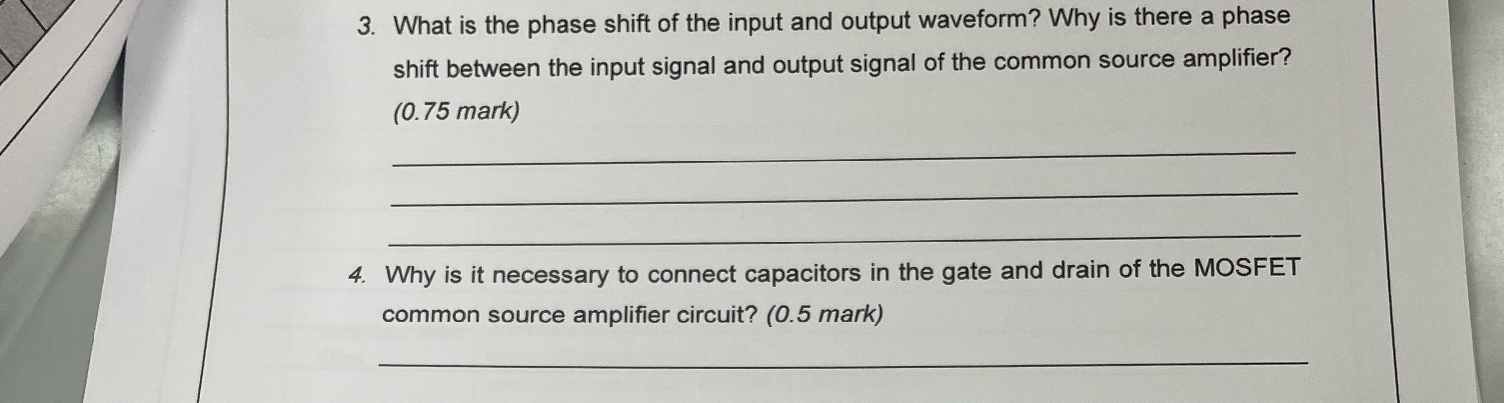 Solved What is the phase shift of the input and output | Chegg.com