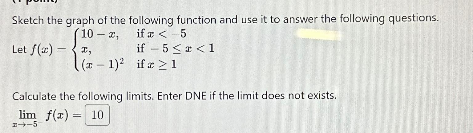 Solved Sketch the graph of the following function and use it | Chegg.com