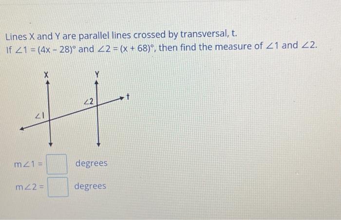 Solved Lines X and Y are parallel lines crossed by | Chegg.com