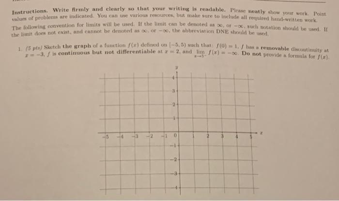 Solved Instructions. Write firmly and clearly so that your | Chegg.com