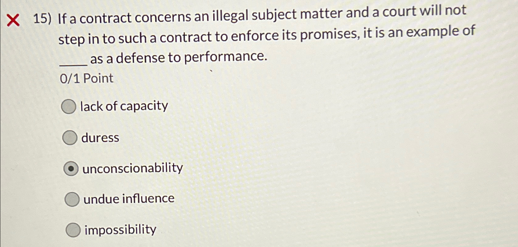 Solved If a contract concerns an illegal subject matter and | Chegg.com