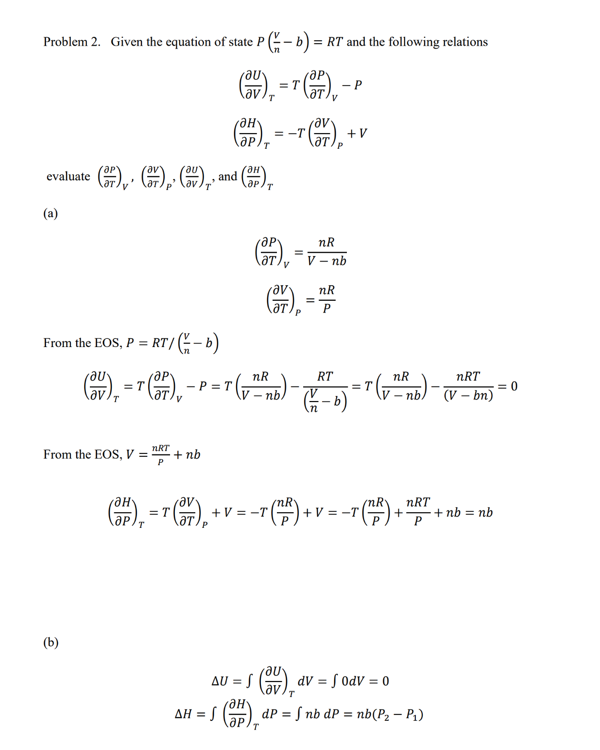 Solved PLEASE SHOW UR WORK ON HOW THEY GOT THESE EQUATIONS | Chegg.com