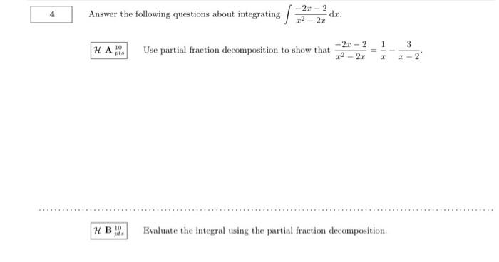 Solved Answer the following questions about integrating | Chegg.com